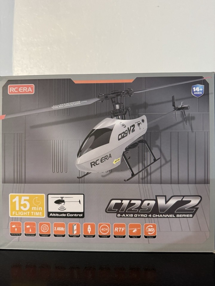RC Helicopter RC ERA C129 V2 2.4G 4CH 6-Axis Gyro 3D Aerobatic ...