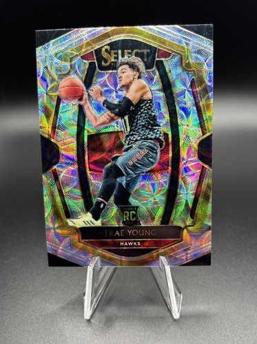 2018-19 Panini Select SCOPE PRIZM ROOKIE TRAE YOUNG #45 Atlanta Hawks ...