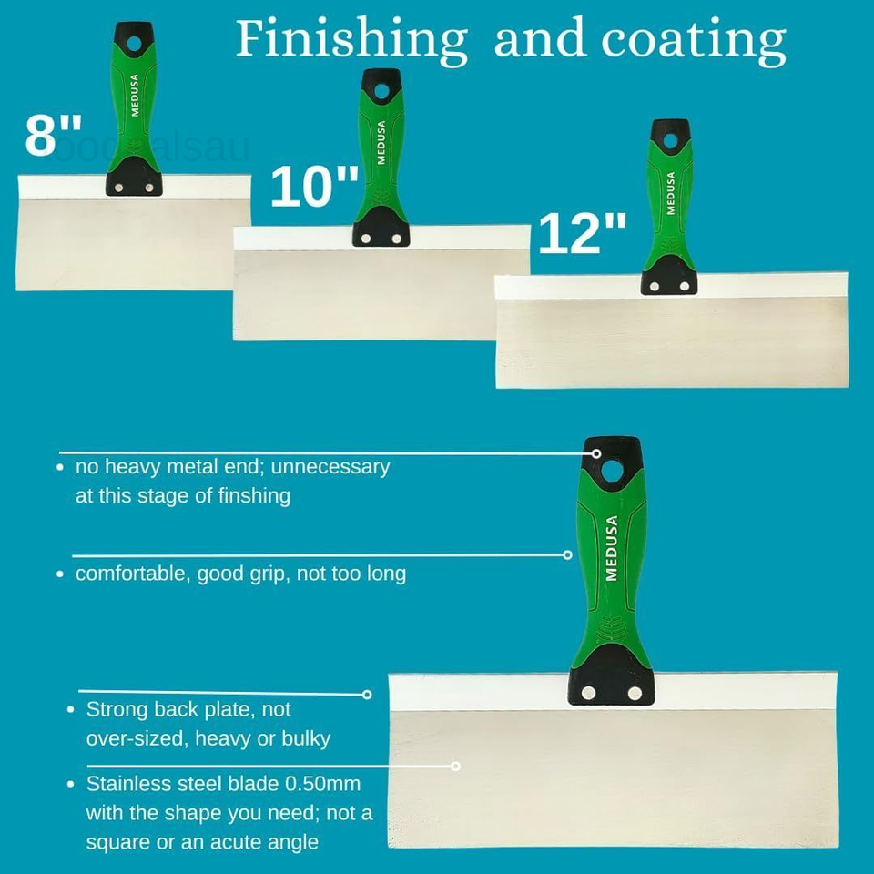 S.S. Drywall Taping Tool Set with Adjustable and reversible S.S. Angle ...