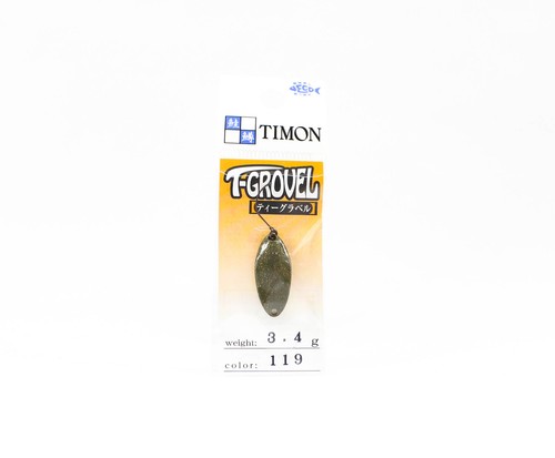 Jackall Timon T Grovel Trout Spoon 3.4 Grams 119 Tackey G Pellet - 6098 ...