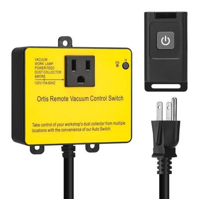 Dust Collector Remote Switch, 120V Wireless Remote Switch for Dust ...