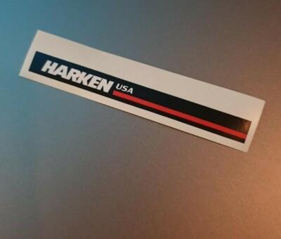 Harken Sticker / Decal for Genoa Car & Trackends - 1x 100mm x 10mm | eBay
