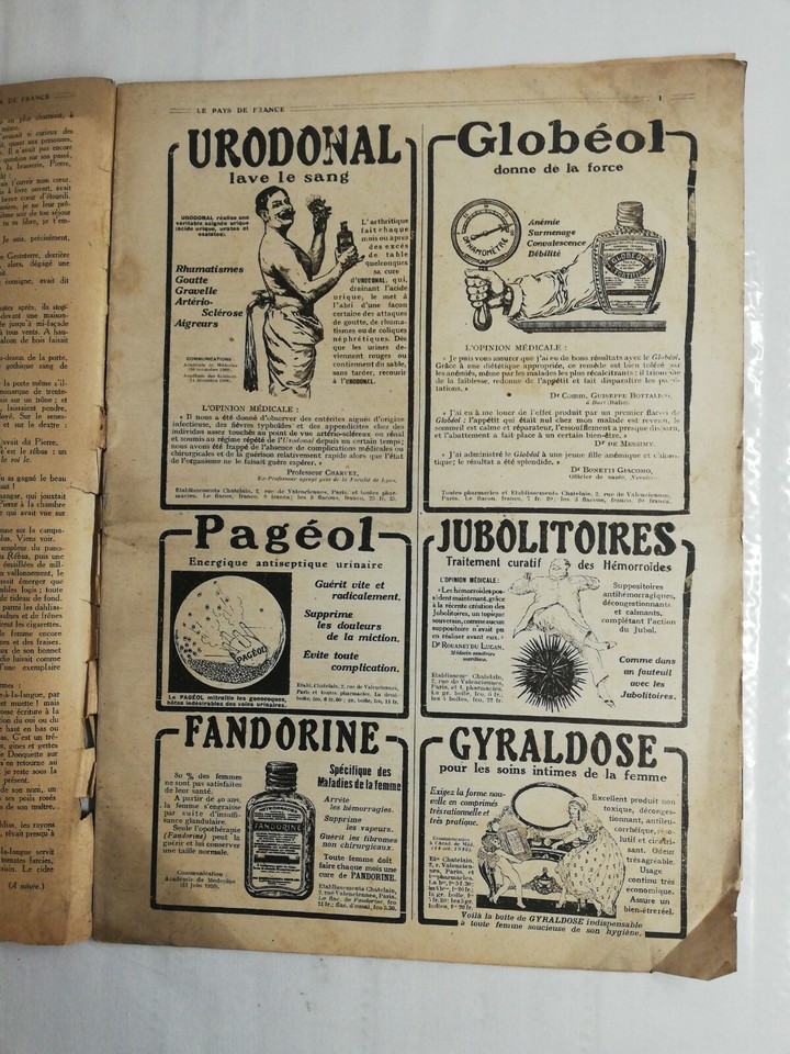 N114 The Land France 6e Year No. 240/24 Mai1919 Samuel Gompers, Ally ...