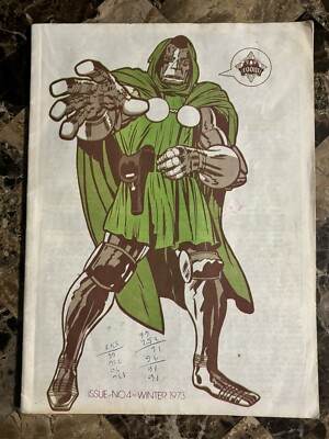 FOOM Magazine #4 1973 Marvel Comics Dr. DOOM Concept Art | eBay