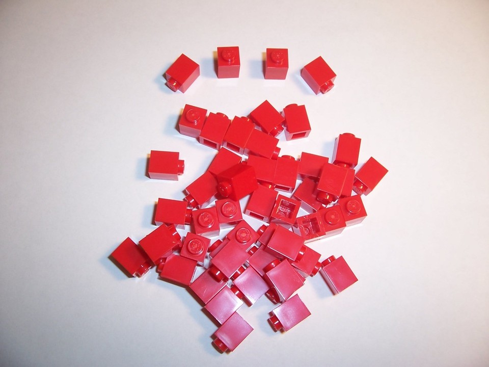 LEGO - 1x1 RED BRICKS - (50 pieces) - BRAND NEW! | eBay