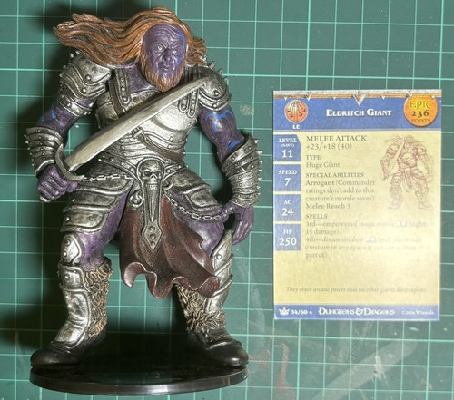 Rare DDM D&D 34/60 LE 236 Eldritch Giant Dungeons & Dragon Miniatures ...