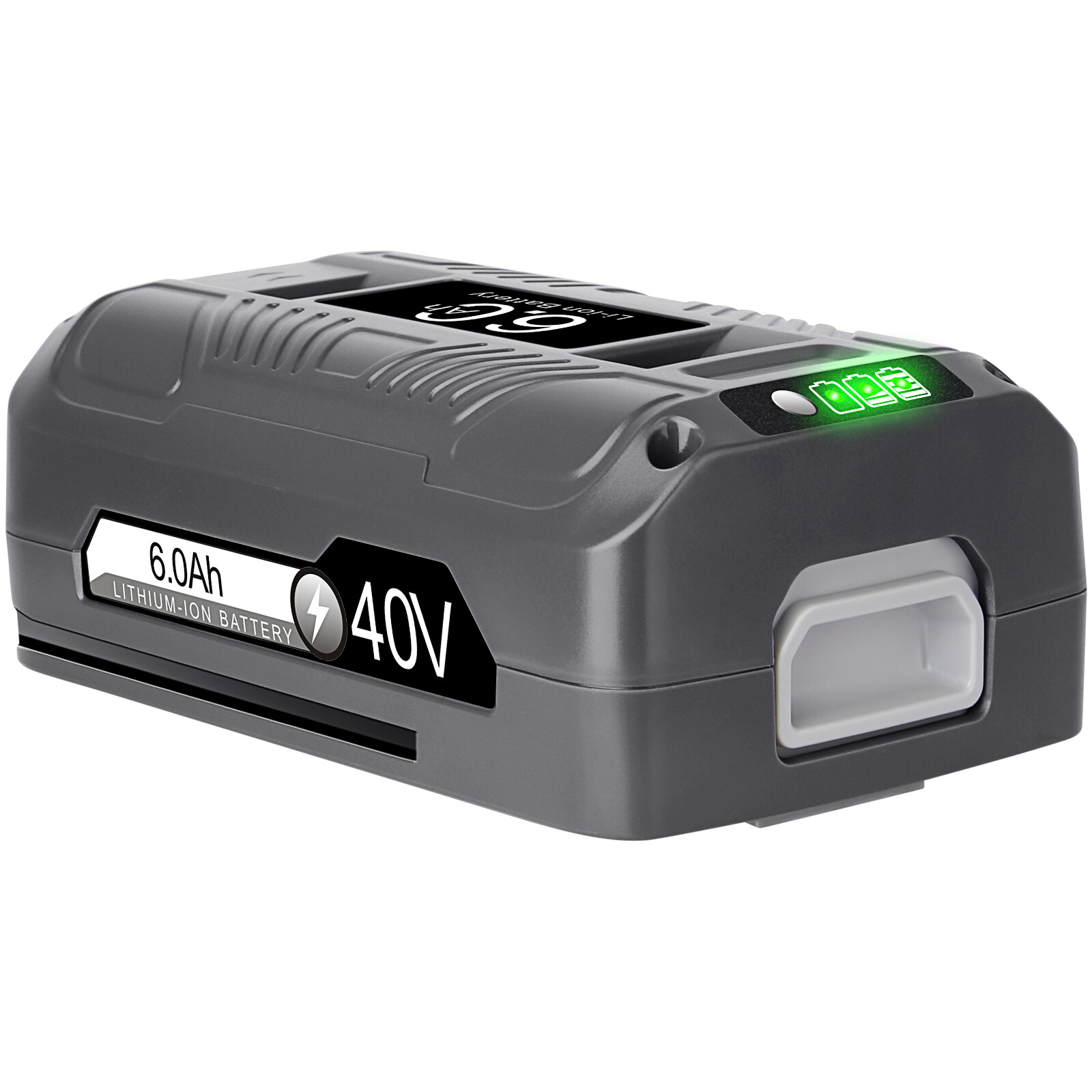 40V 6.0Ah Li-ion Battery For Snow Joe and Sun Joe iBAT40XRP Snow Blower ...