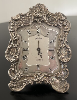 Gorham Sterling Silver Desk Clock | eBay