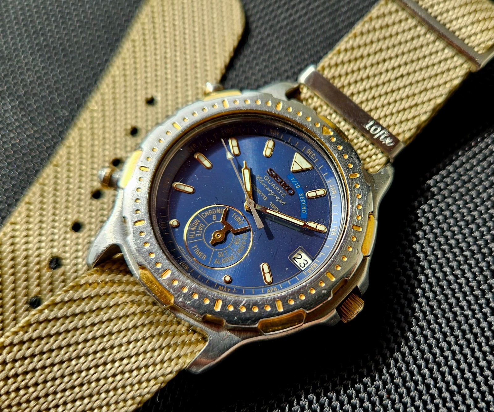 SEIKO VINTAGE CHRONOGRAPH DANCING HANDS CALIBRE 6M25-… - Gem