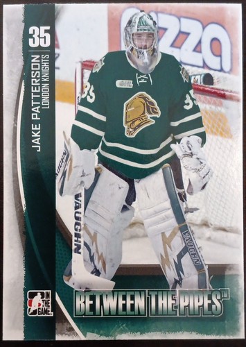 2013 - 2014 ITG Between The Pipes Jake Patterson Stars Of The Game #28 ...