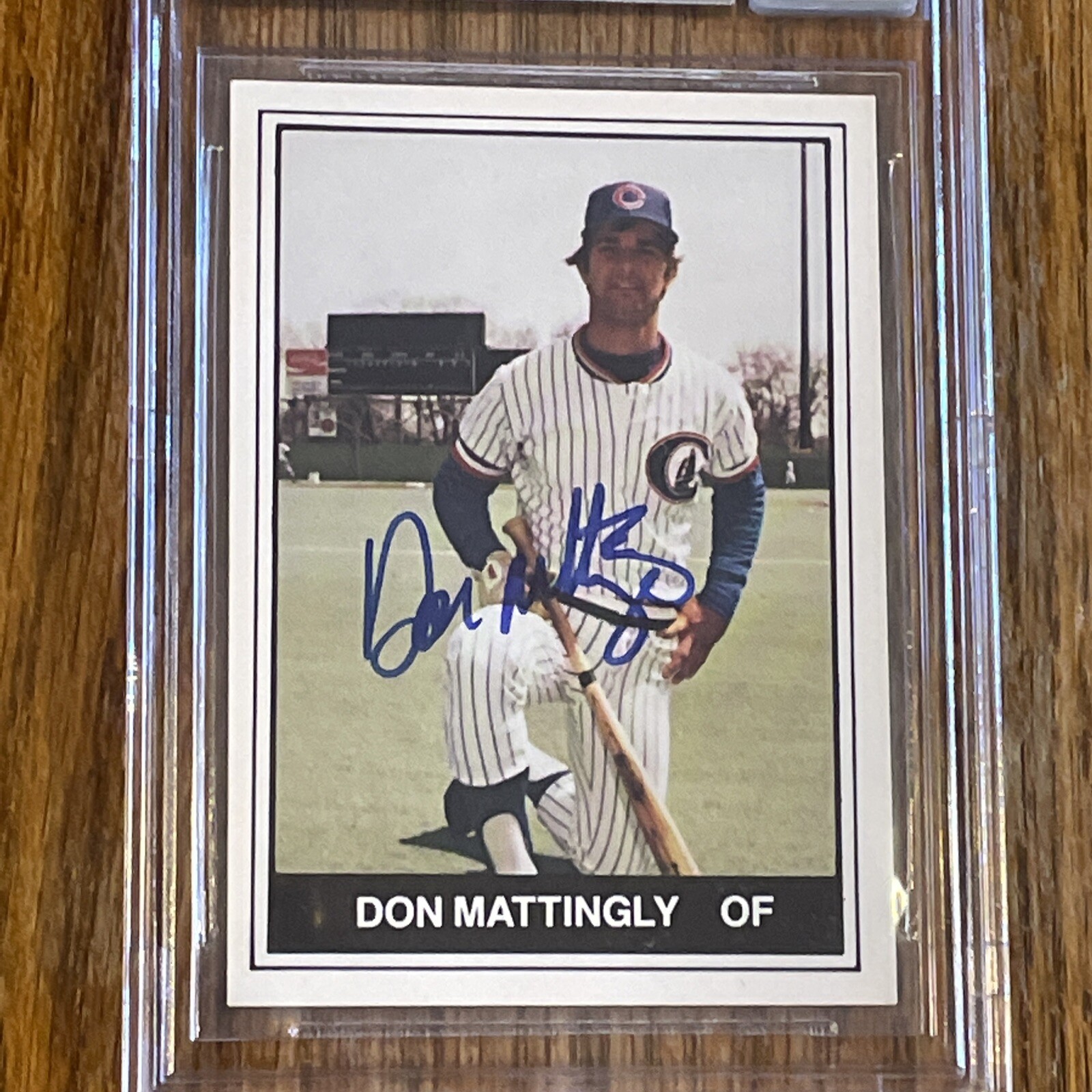 1982 Columbus Clippers TCMA #21 Don Mattingly SIGNED AUTOGRAPH Beckett 10 AUTO | eBay