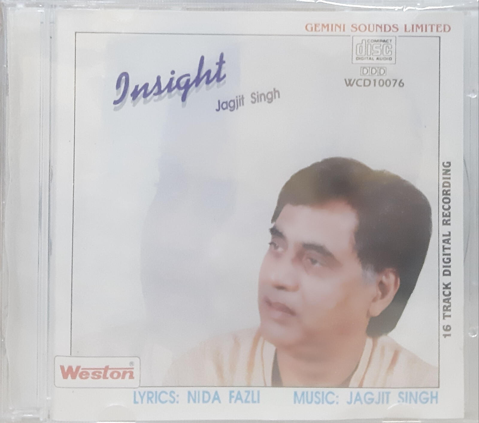 Insight Jagjit Singh, Nida Fazil - Bollywood Hindi Ghazals Songs Audio CD | eBay