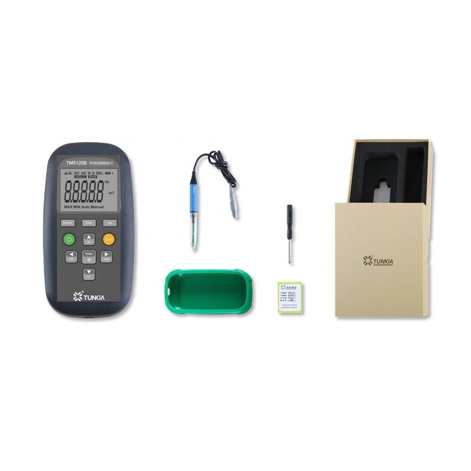 Handheld Tesla Meter Surface Magnetic Field Measuring Instrument 3600mT ...