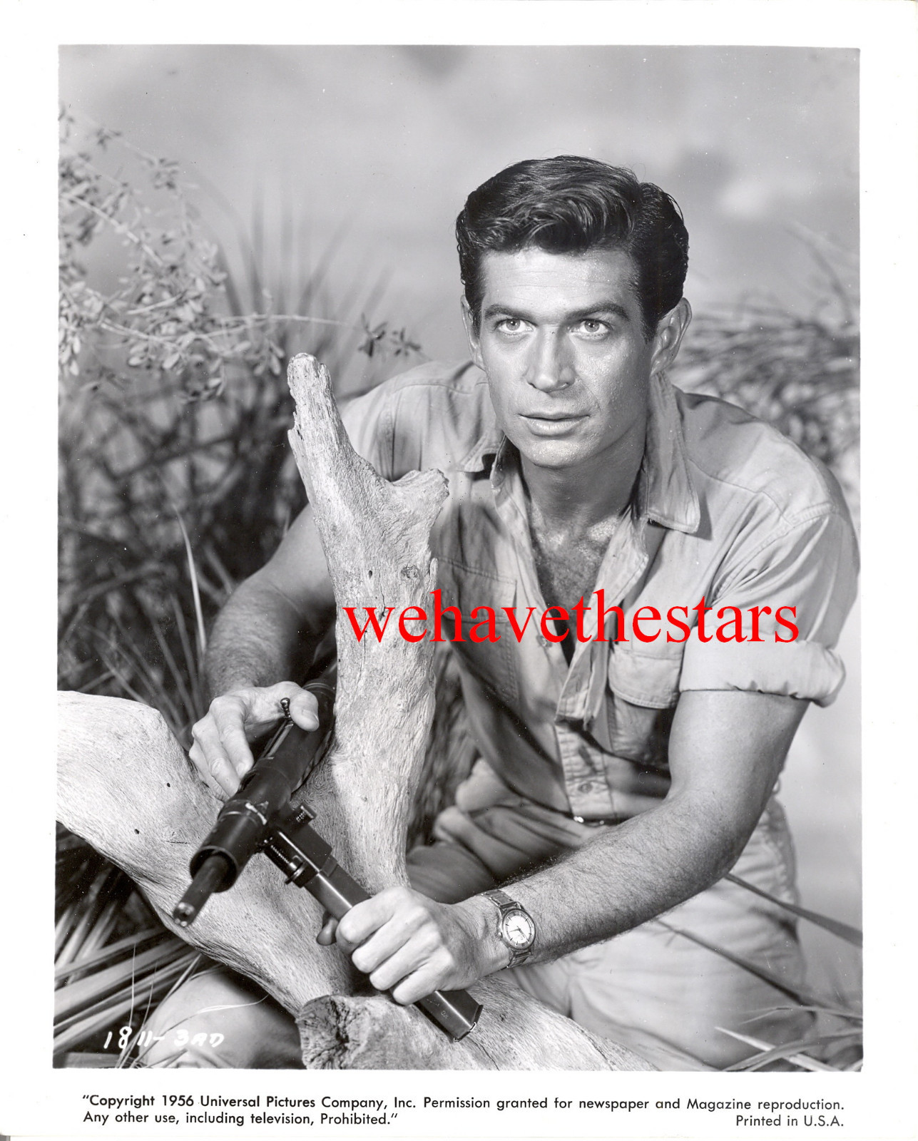 Vintage George Nader QUITE HANDSOME SEXY MUSCLES '56 Publicity Portrait ...