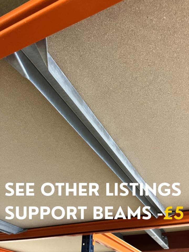 Mecalux M7 Racking Support Beams - 450kg per Shelf, Excellent Condition ...