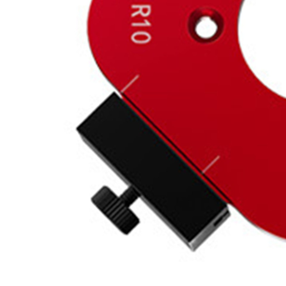 Corner Jig Template Rounded Corners Router Bit Template R10 R15 R20 R25 ...