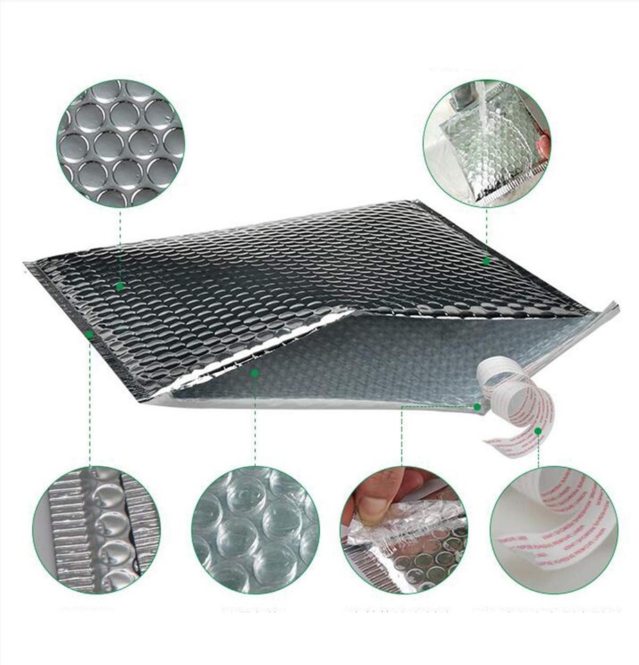 Cool Shield Bubble Mailers,Thermal Padded Envelopes Self sealing ...