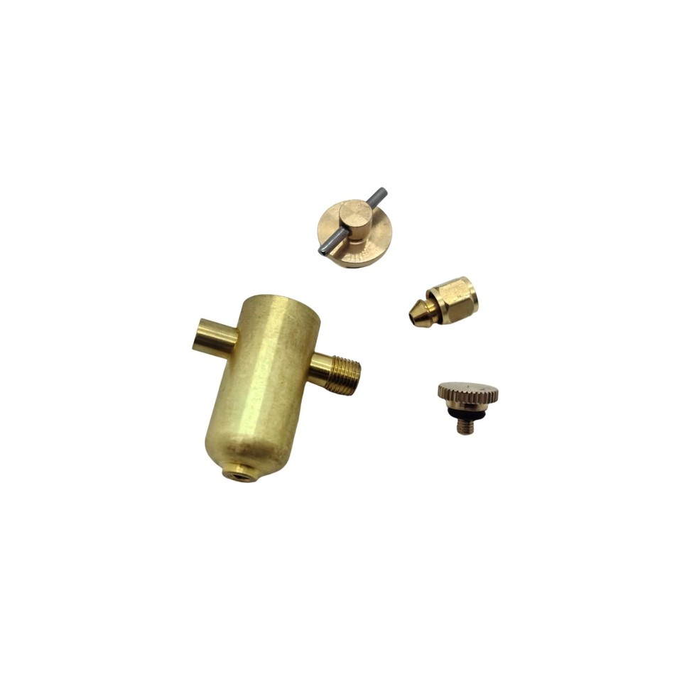 Displacement Lubricator Solid Brass Oiler 1/4 x 40 TPI for Live Steam ...