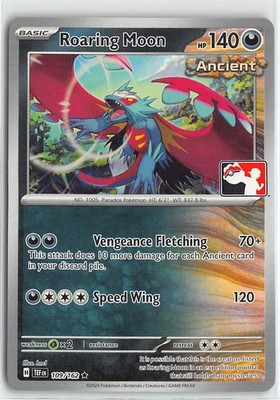 Pokemon Prize Pack Seres Cards Stamped Non Foil Rare #109/162 Roaring ...