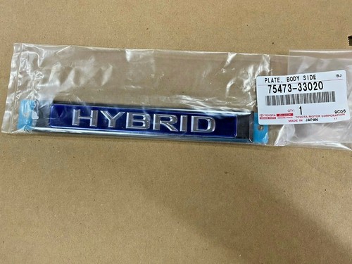 GENUINE LEXUS 7547333020 ES MODELS EXTERIOR TRIM "HYBRID" EMBLEM 75473 ...