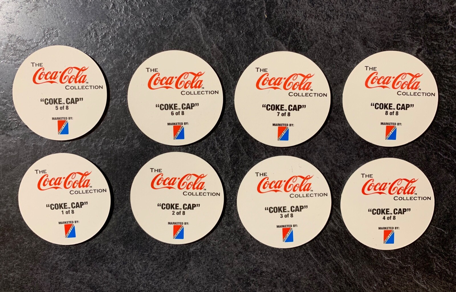 Coca-Cola Collection Series 1 * Complete 1993 Card Set * 8 Cap Set * 6 ...