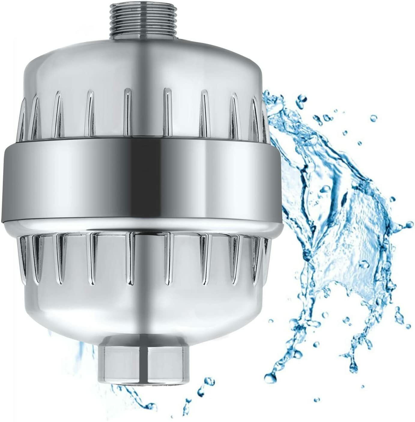 Universal Shower Filter with Replaceable 8-Stage Filter Cartridge ...