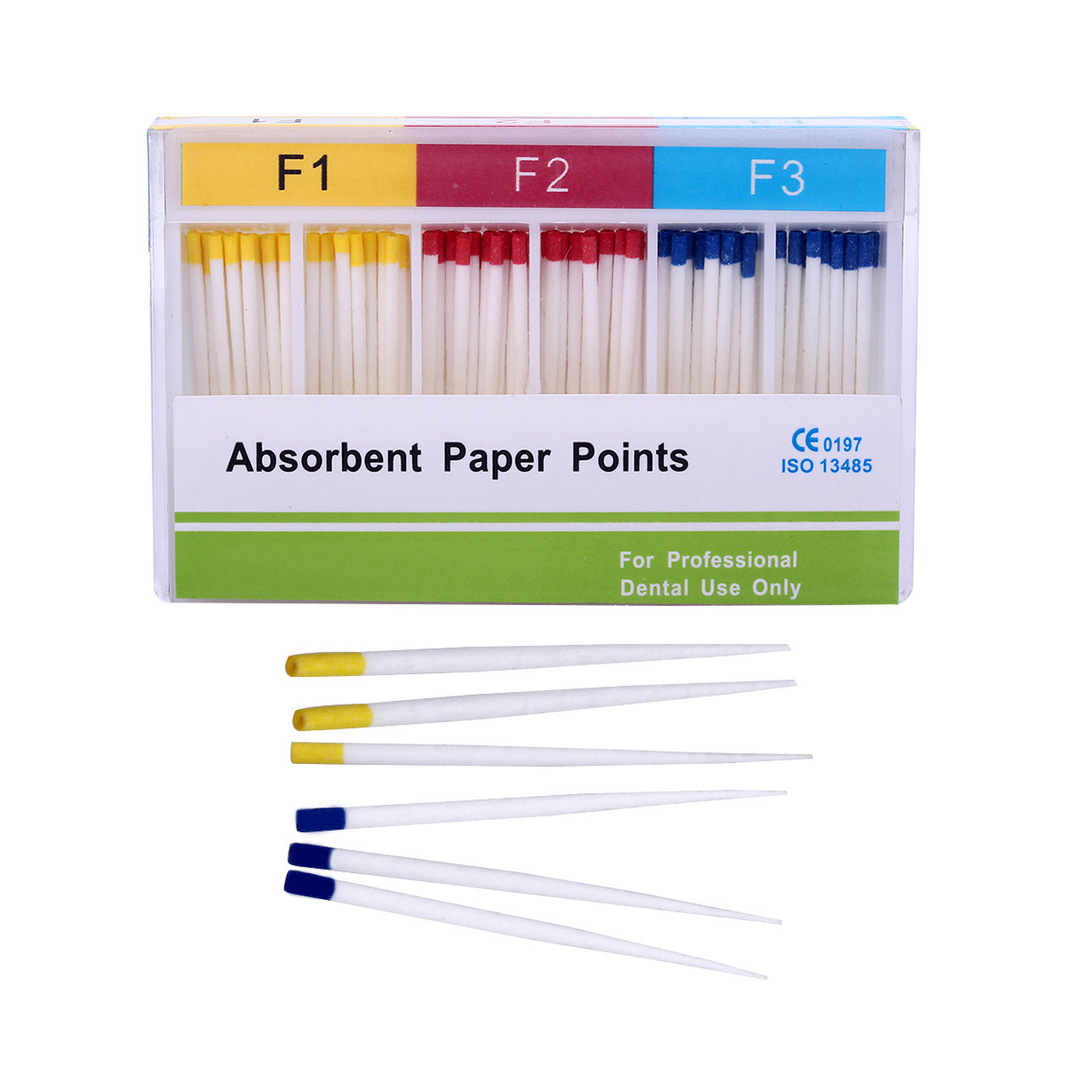 5 Boxes Dental Endo Absorbent Paper Points F1 F2 F3 Root Canal Material ...
