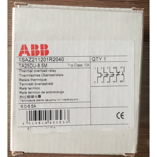 One ABB TA25DU-8.5M Thermal Overload Relay TA25DU8.5M New Expedited ...