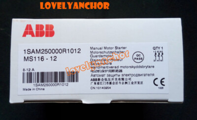 1PC ABB MS116-12 8-12A Circuit Breaker Manual Motor Starter | eBay
