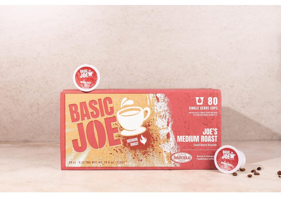 Basic Joe 80-Count Dark Medium Light Roast Single Serve Coffee Pods for ...