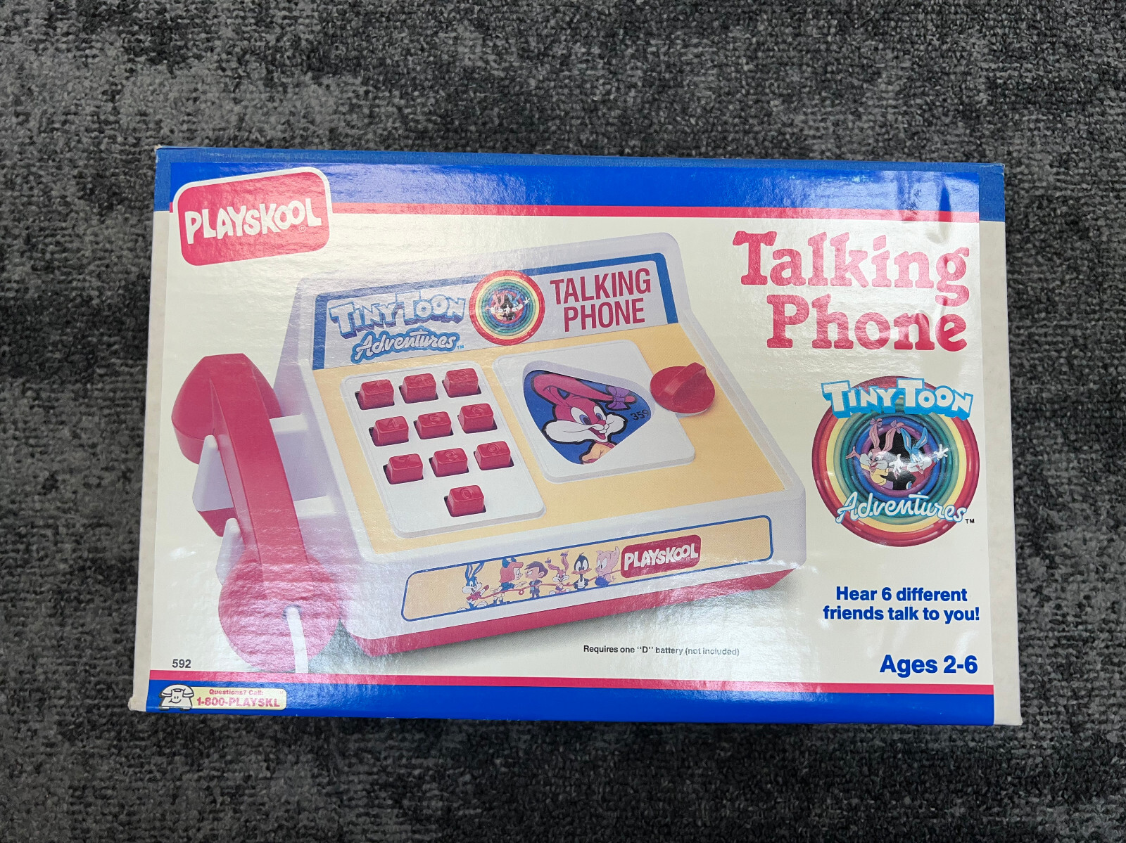 Vintage 1990 Playskool Talking Phone Tiny Toon Adventures BRAND NEW ...