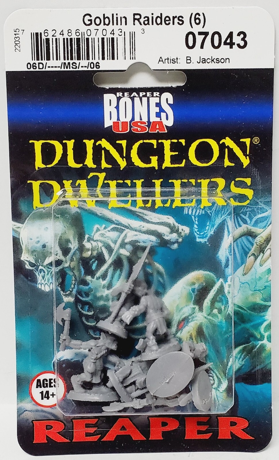 GOBLIN RAIDERS Reaper Miniatures Bones USA Dungeon Dwellers REM07043 D ...