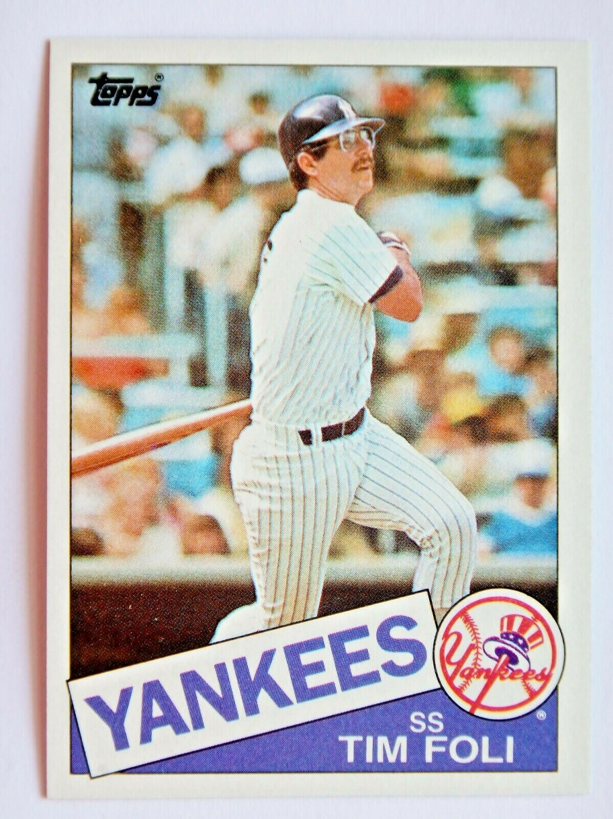 Tim Foli #456 Topps 1985 Baseball Card (New York Yankees) VG | eBay
