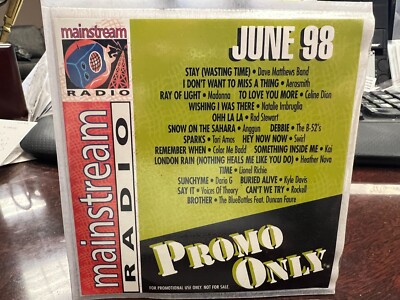 PROMO ONLY MAINSTREAM RADIO CD JUNE 1998 | eBay