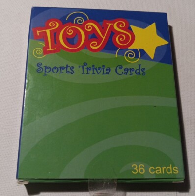 VINTAGE TOYS SPORTS TRIVIA CARDS SET OF 36 CARDS | eBay