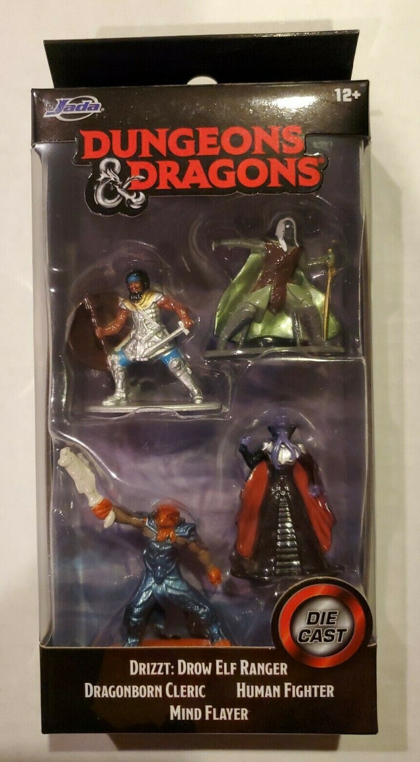 Jada Dungeons and Dragons Starter Pack ~ 4 Diecast D&D Figs Wizards of ...