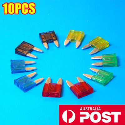10PCS Mini Micro Standard Blade Spare Fuses Kit FOR Ford Ranger PX 2011 ...