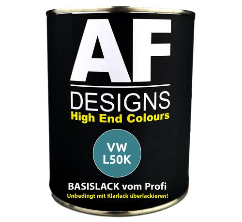 500ML Basislack FÜR VW L50K Neptunblau Spritzfertig Autolack | eBay.de