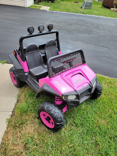 Peg Perego Polaris RZR XP 900 12V Battery Powered Ride on Toy - Pink | eBay