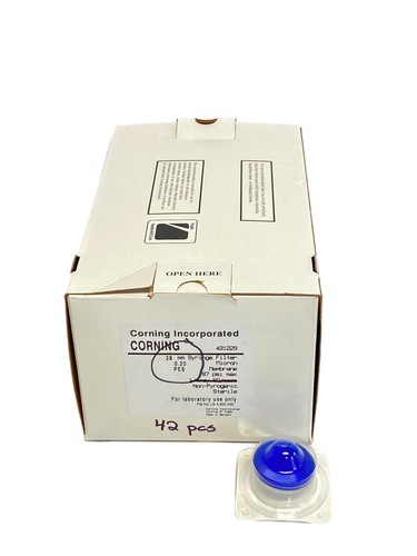 (42 Pcs) CORNING 28mm D Plastic Syringe Filters 0.2um PES Membrane ...