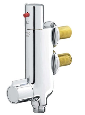 New Static Caravan V100 Vertical Thermostatic Shower Mixer 45mm Centres ...