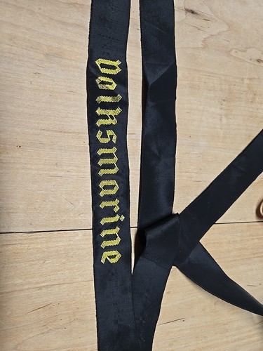 cold war East german DDR Navy Naval cap tally ribbon (for sailor ...