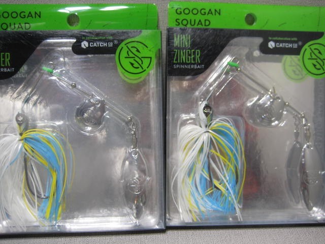 GOOGAN SQUAD MINI ZINGER SPINNER BAITS LURES FREE SHIPPING! LOT OF 4 | eBay