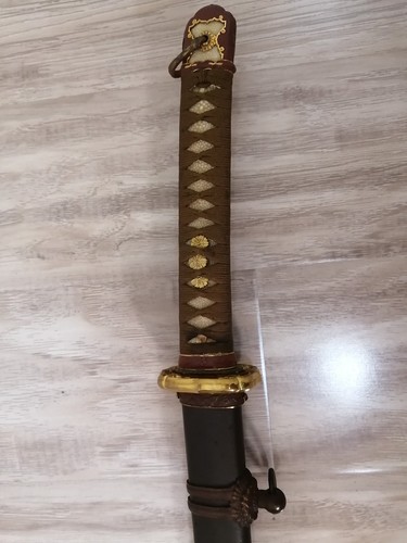 Genuine WW2 Japanese Katana Army Officer Type 94 Gunto Steel Saya ...