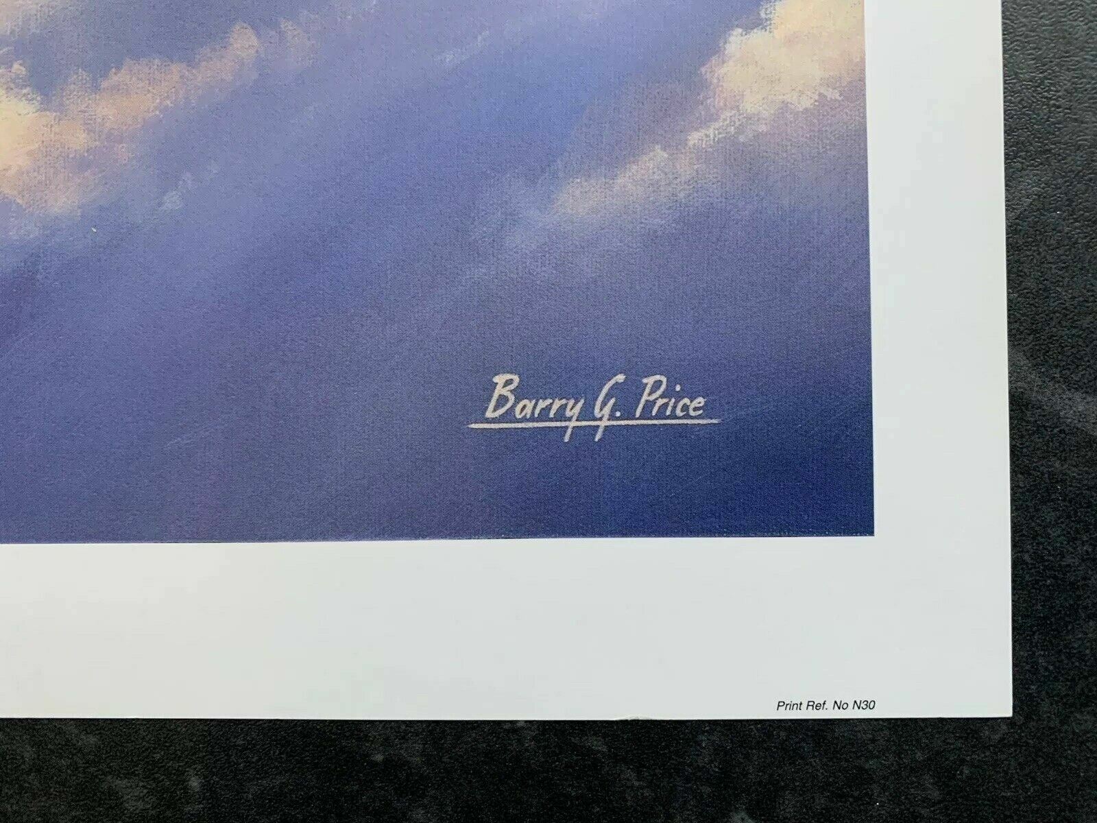 "Spitfire Mark IX" - by Barry G.Price - Art Print 17.5" x 13.5" RAF ...