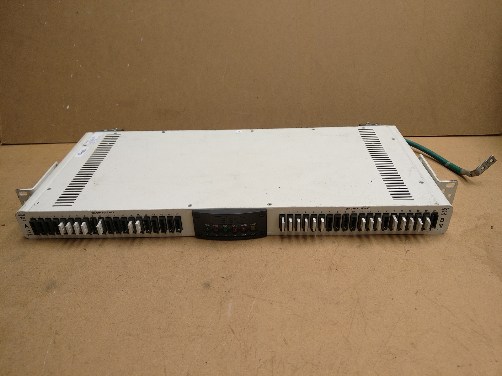 HPGMT20 TELECT FUSE PANEL DUAL FEED 100 AMP 20/20 GMT ±24V/-48V ...