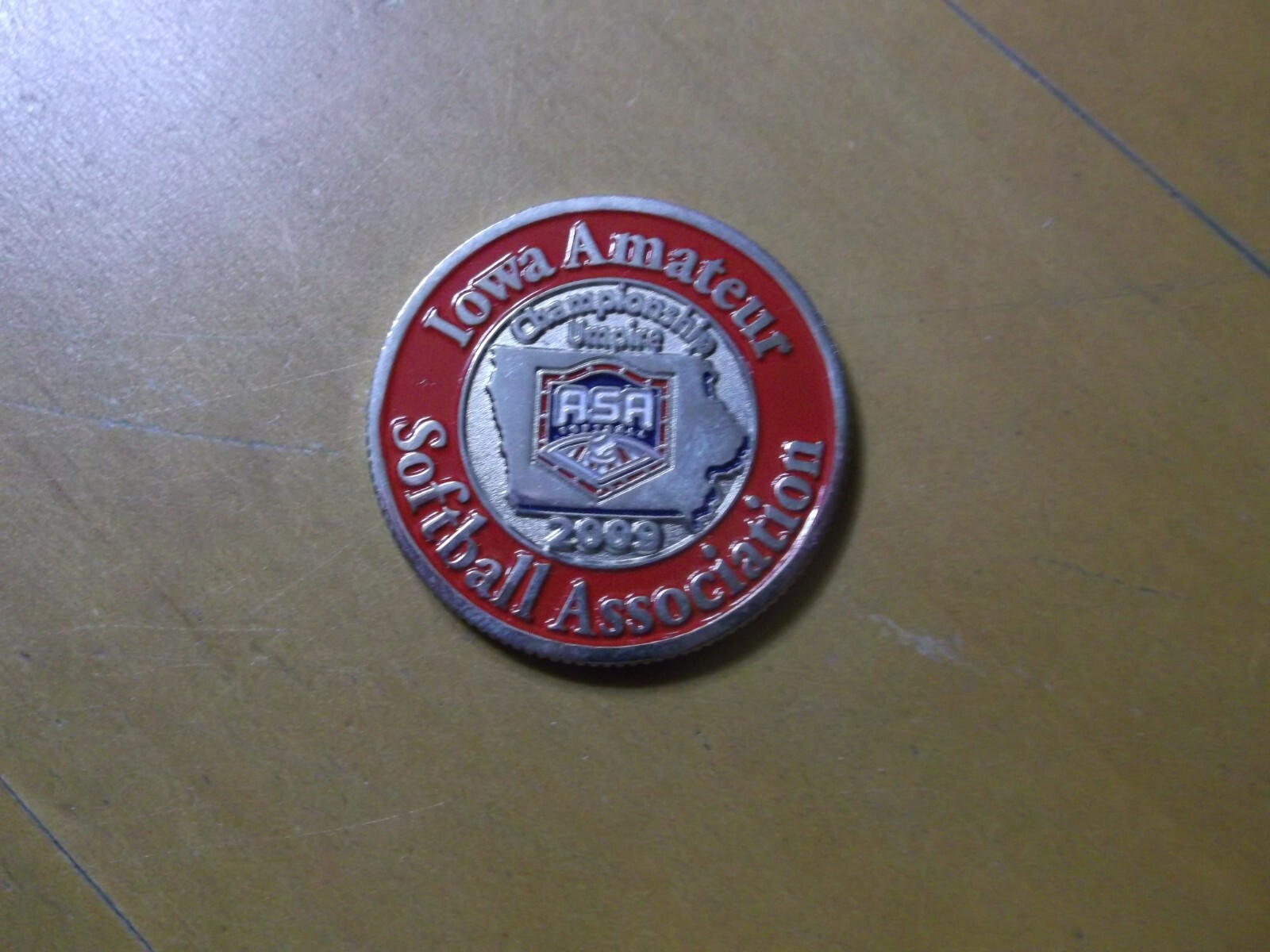 2009 IOWA AMATEUR SOFTBALL ASSOCIATION FLIPPING COIN | eBay