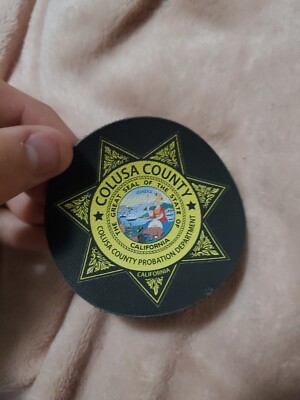 Colusa County Probation Department Patches | eBay