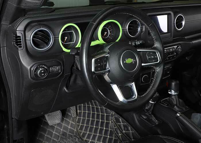 For Jeep Wrangler JL 2018-2023 Light Green Dash Speedometer Odometer ...