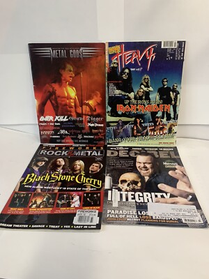 LOT OF 4 HEAVY METAL MAGAZINES METAL Gods , Decibel , Heavy | eBay